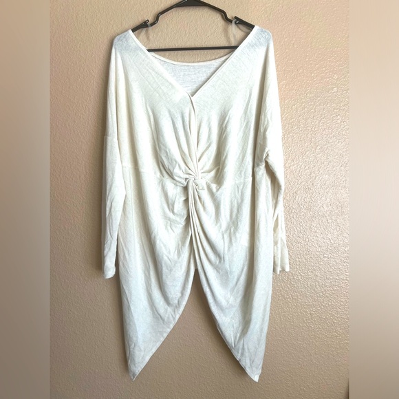 By Together | Tops | By Together Collection Beige Open Back Twist Knot ...